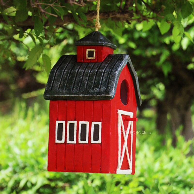 Birdhouse Gardening Decor Outdoor Hanging Birds Ho... – Grandado