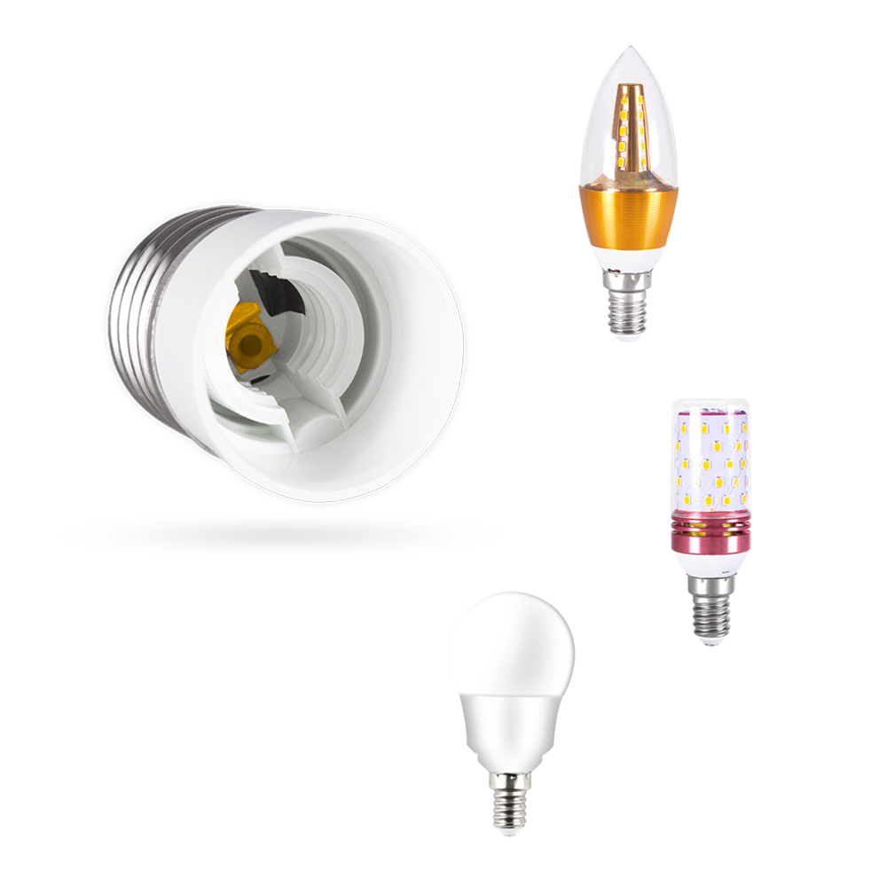 E27 Om E14 Led Lamp Adapter Converter Vlamvertrage... – Vicedeal