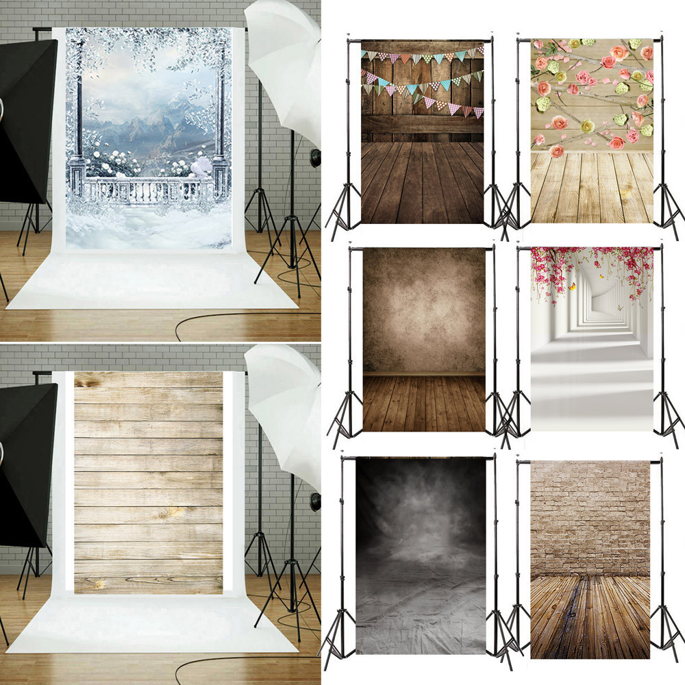 1.5x2.1m Vinyl Wooden Wall Photograph Back Decor W... – Grandado