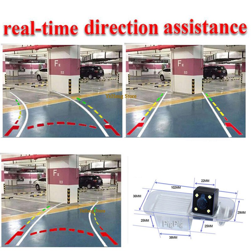 Dynamic trajectory HD Car Rear view Camera For KIA... – Grandado