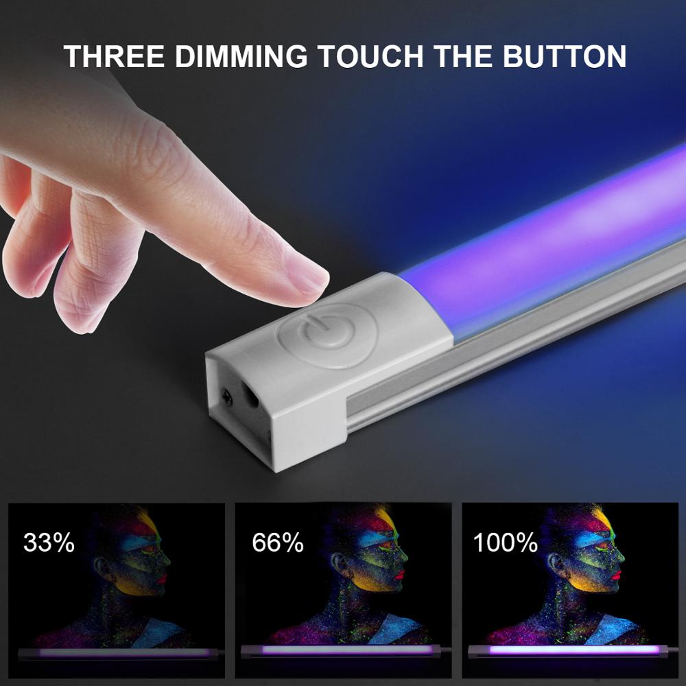 UV LED Black Light Bar with Touch Switch Portable ... – Vicedeal