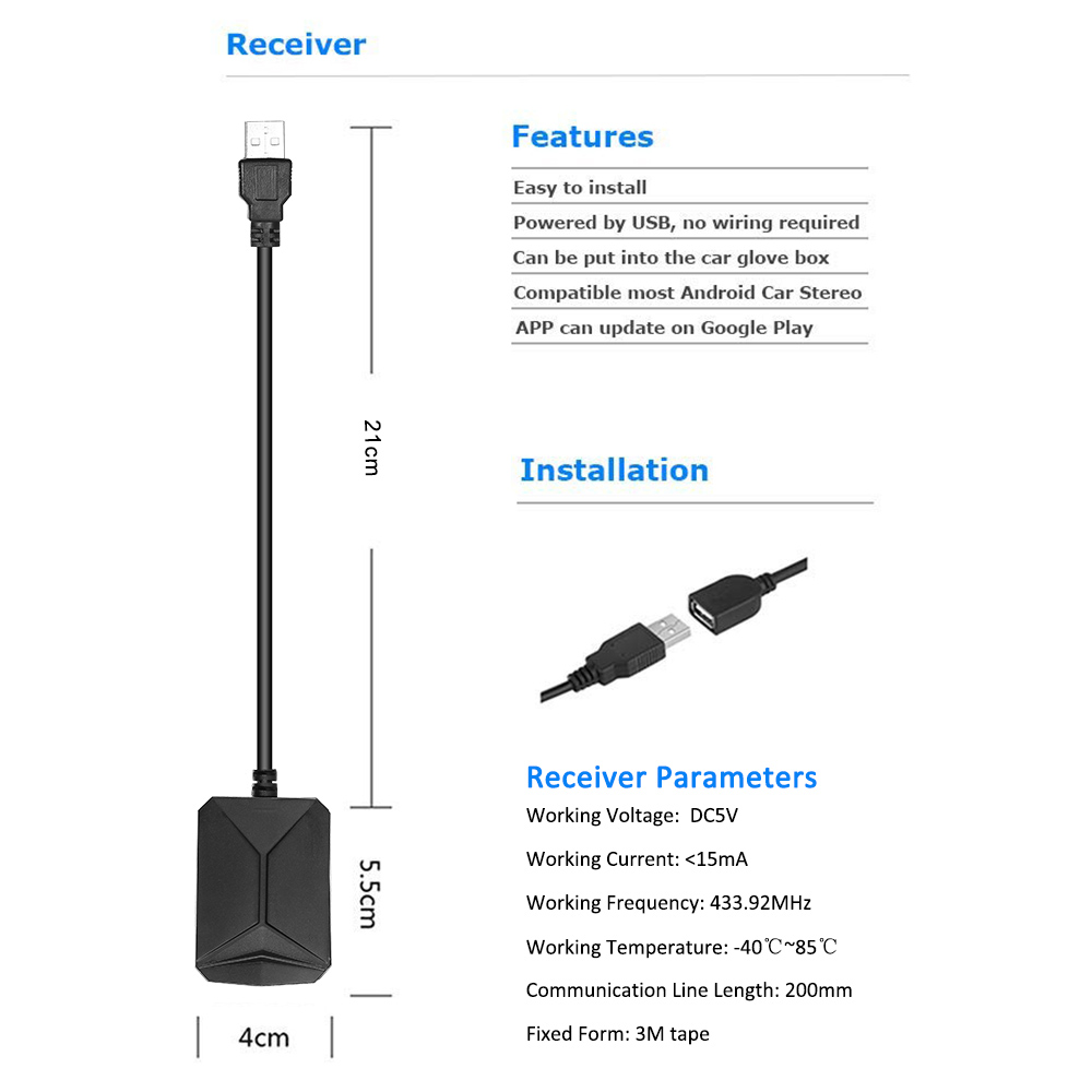 USB Tire Pressure Monitoring System Car TPMS For A... – Grandado