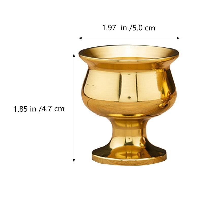 Buddhist Water Cup Brass Temple Cup Luxury Retro T... – Vicedeal