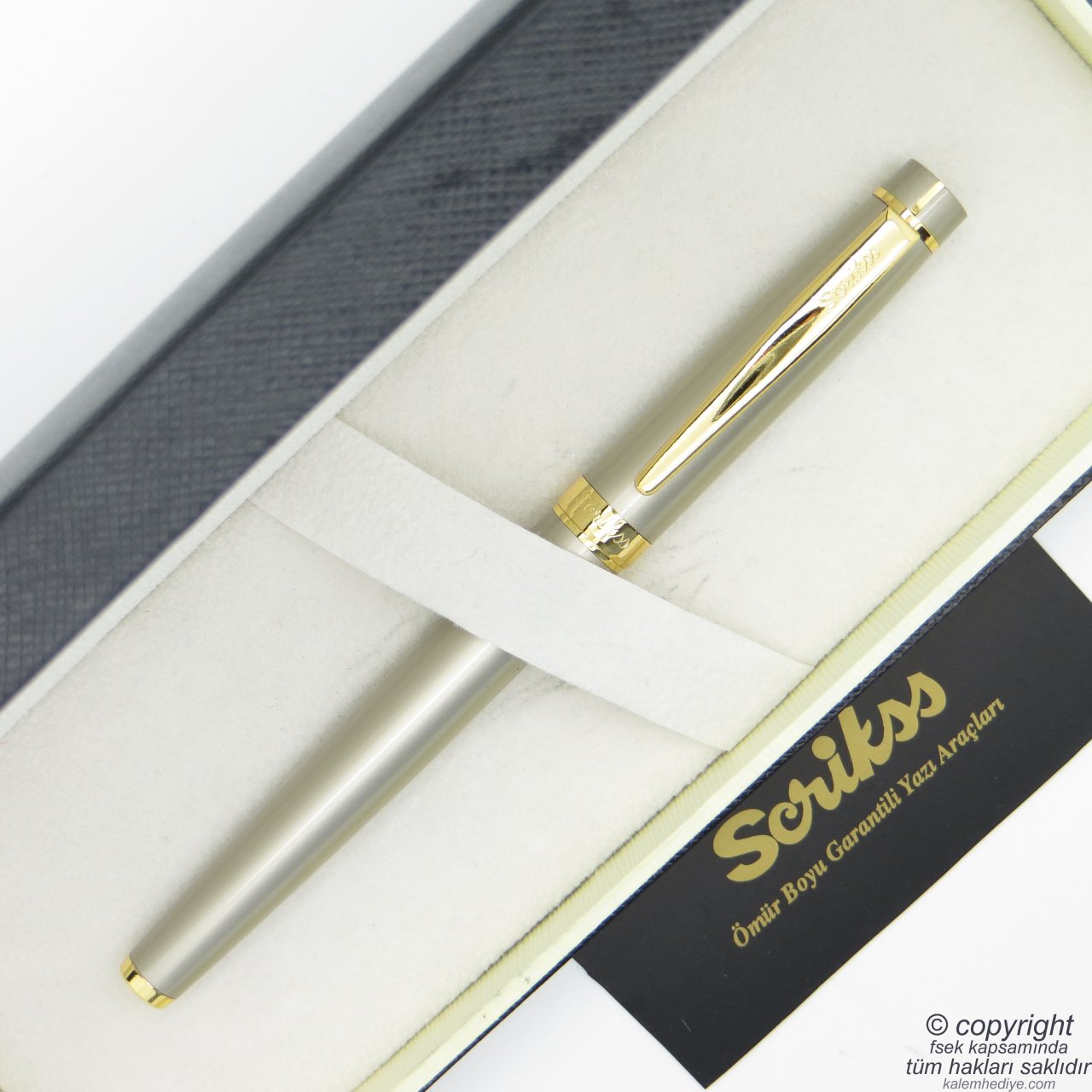 Scrikss 38 Satijn Goud Roller Pen | Scrikss Pen | ... – Grandado