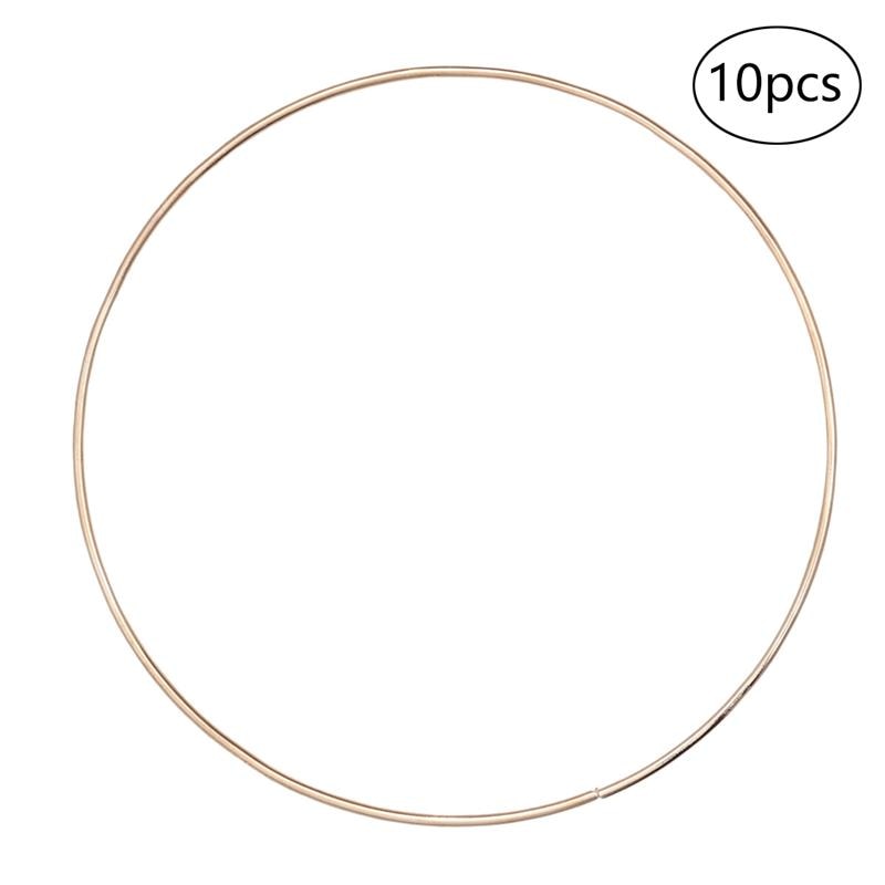 10pcs 16cm Simple Dream Catcher Ring Round Metal C... – Grandado