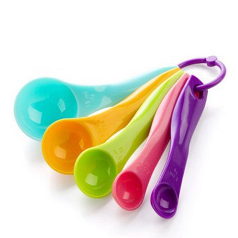 food grade kitchen spoon color 5 sets export thick... – Grandado