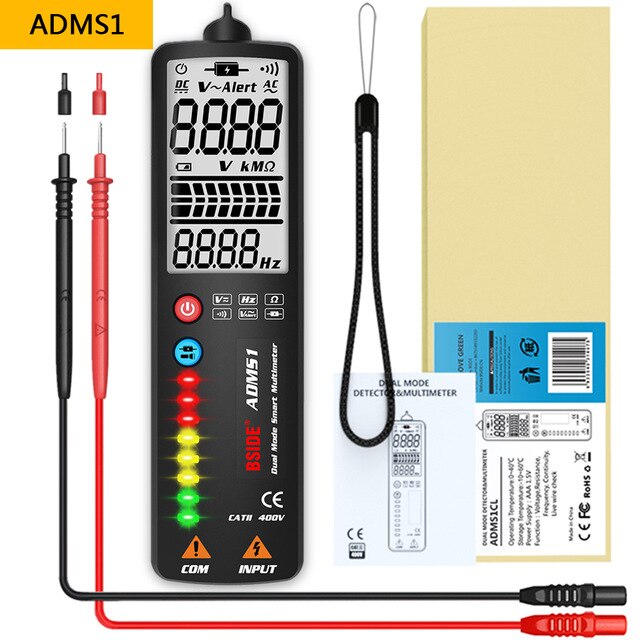 ADMS1CL 3-in-1 Digital LCD Multimeter 3-Line Displ... – Vicedeal