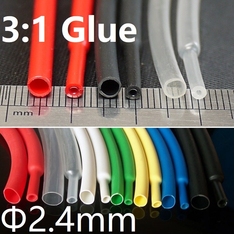 Halkaisija 2.4mm kutisteputki 3:1 suhde kaksiseinä... – Grandado