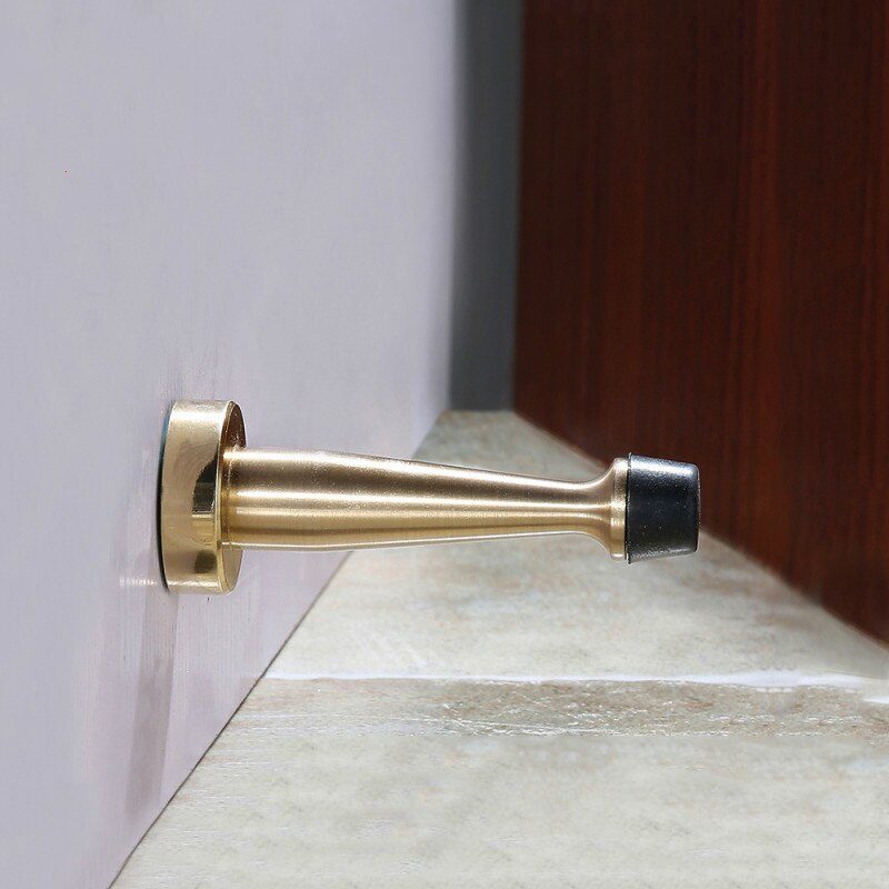 JD Brass Door Stopper Bathroom Door Stop Heavy Dut... – Grandado