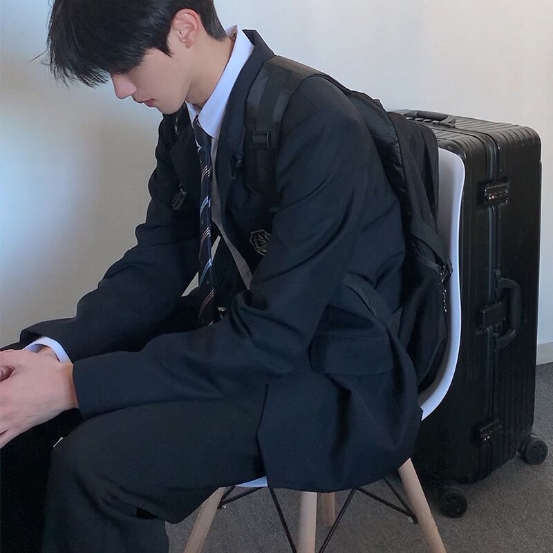 High School DK Long Sleeve Blazer Men Women JK Jap... – Grandado