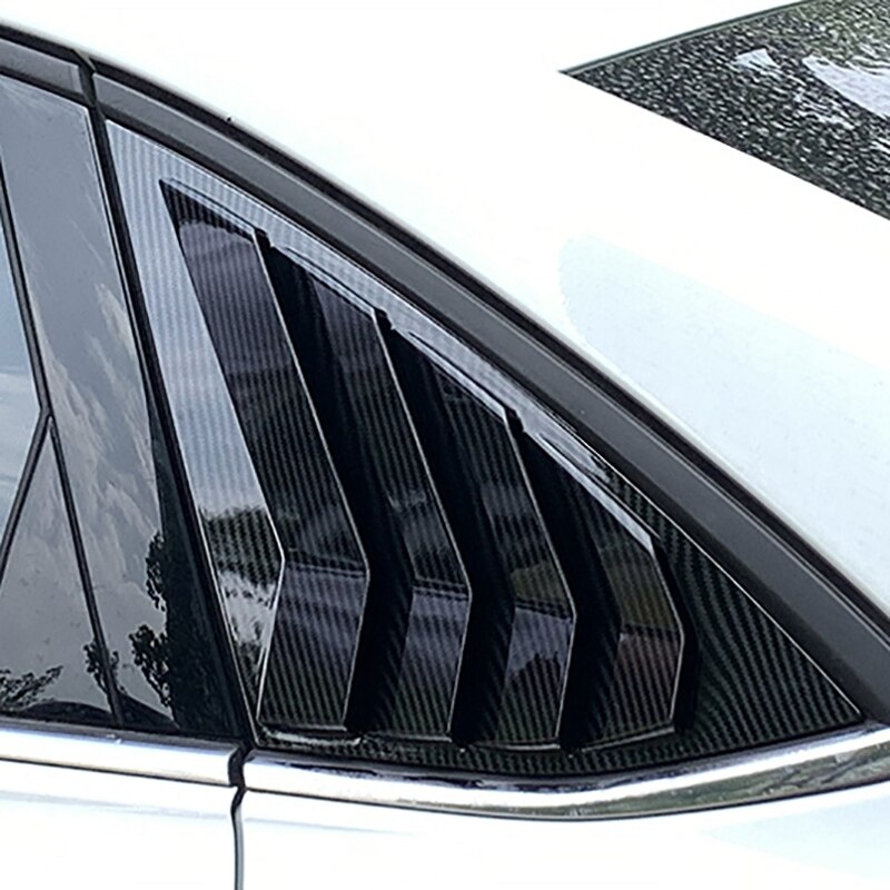 Rear Window Triangular Carbon Fiber Window Blinds ... – Vicedeal