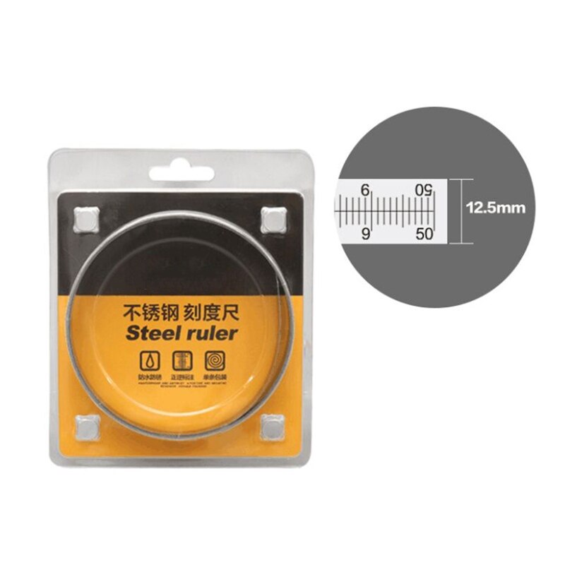 0.6/1/1.5/2.5m Stainless Steel Miter Track Tape Measure Self Adhesive ...