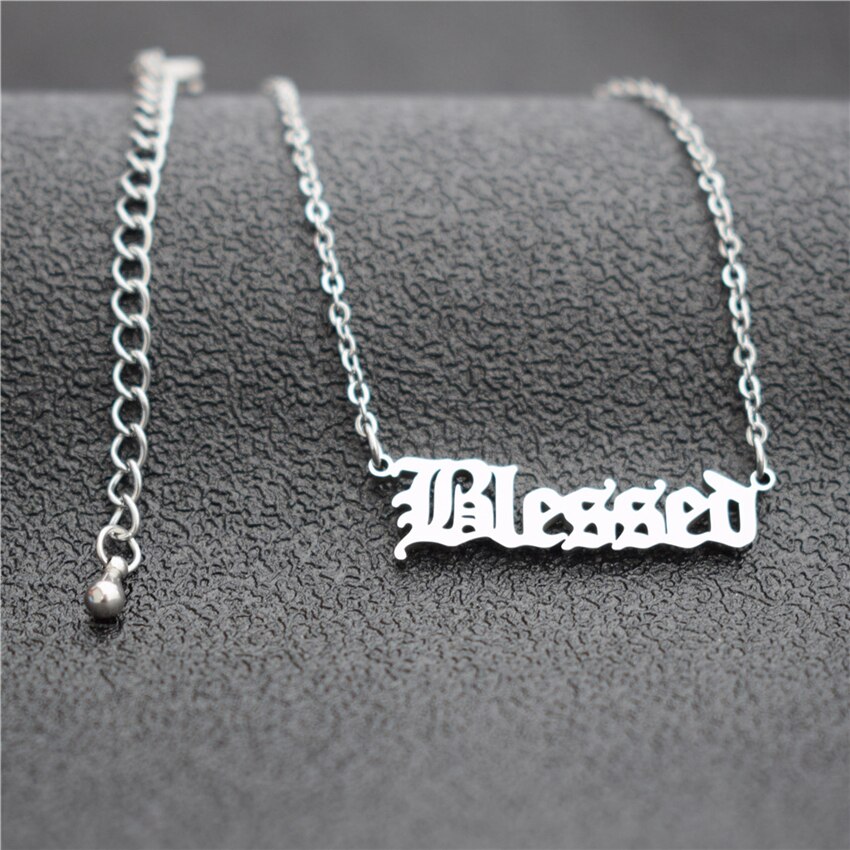 Name Necklace Women Stainless Steel Link Chain Nam... – Grandado