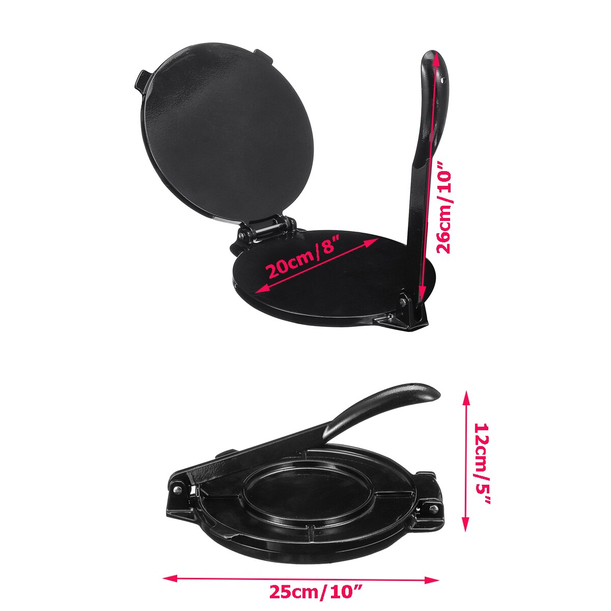 8-inch-Flour-Flatbread-Dough-Presser-Indian-Roti-C... – Vicedeal