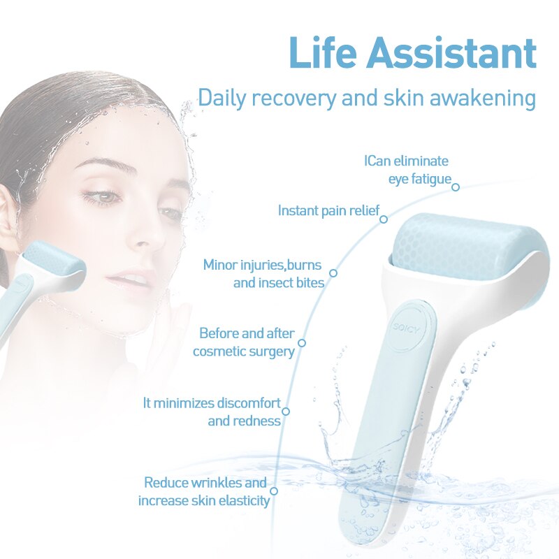 Manual facial massager roller ice-cold massage ant... – Vicedeal