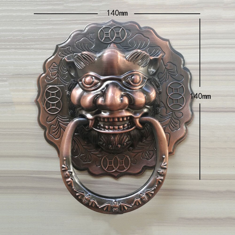 Antique Lion Door handles Door Knocker Lion head w... – Vicedeal