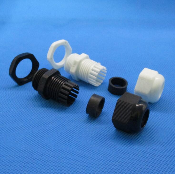 Nylon plastic cable glands M20 * 1.5 PG13.5 white ... – Grandado
