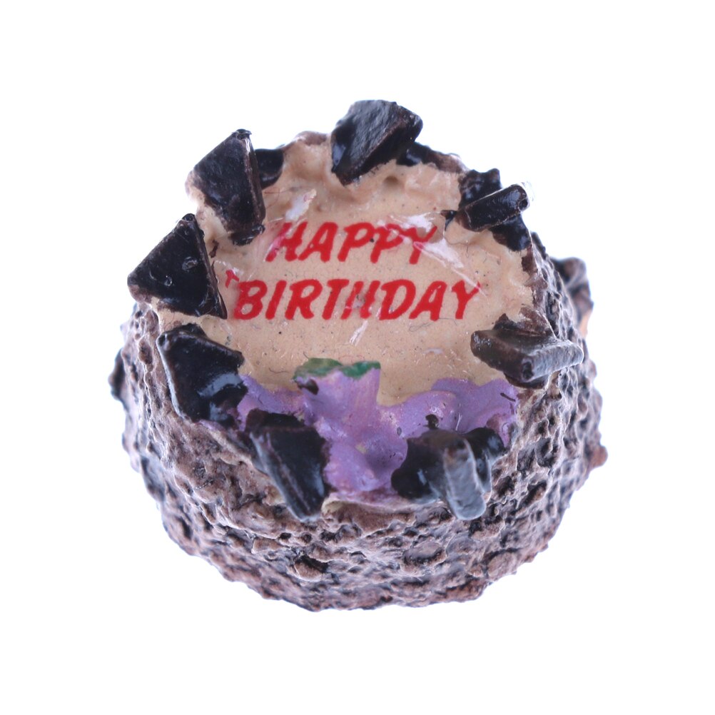 est 1:12 Scale Dollhouse Miniatures Chocolate Cake... – Grandado