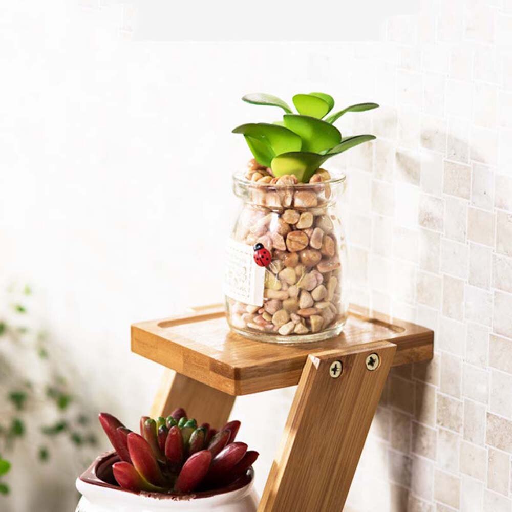 3 Layer Bamboo Wooden Plant Flower Rack Display St... – Grandado