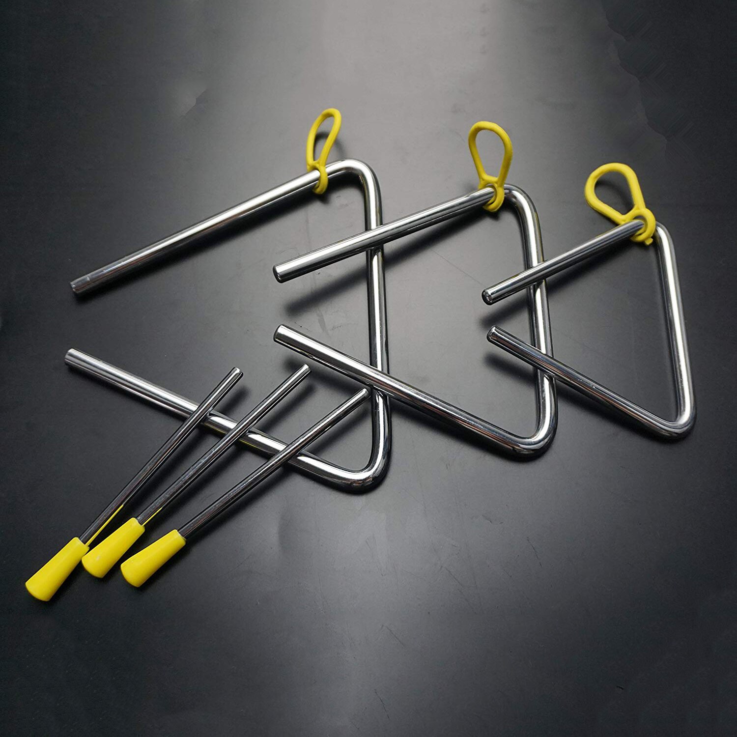 triángulo de percusión Musical de ritmo de acero-i... – Grandado