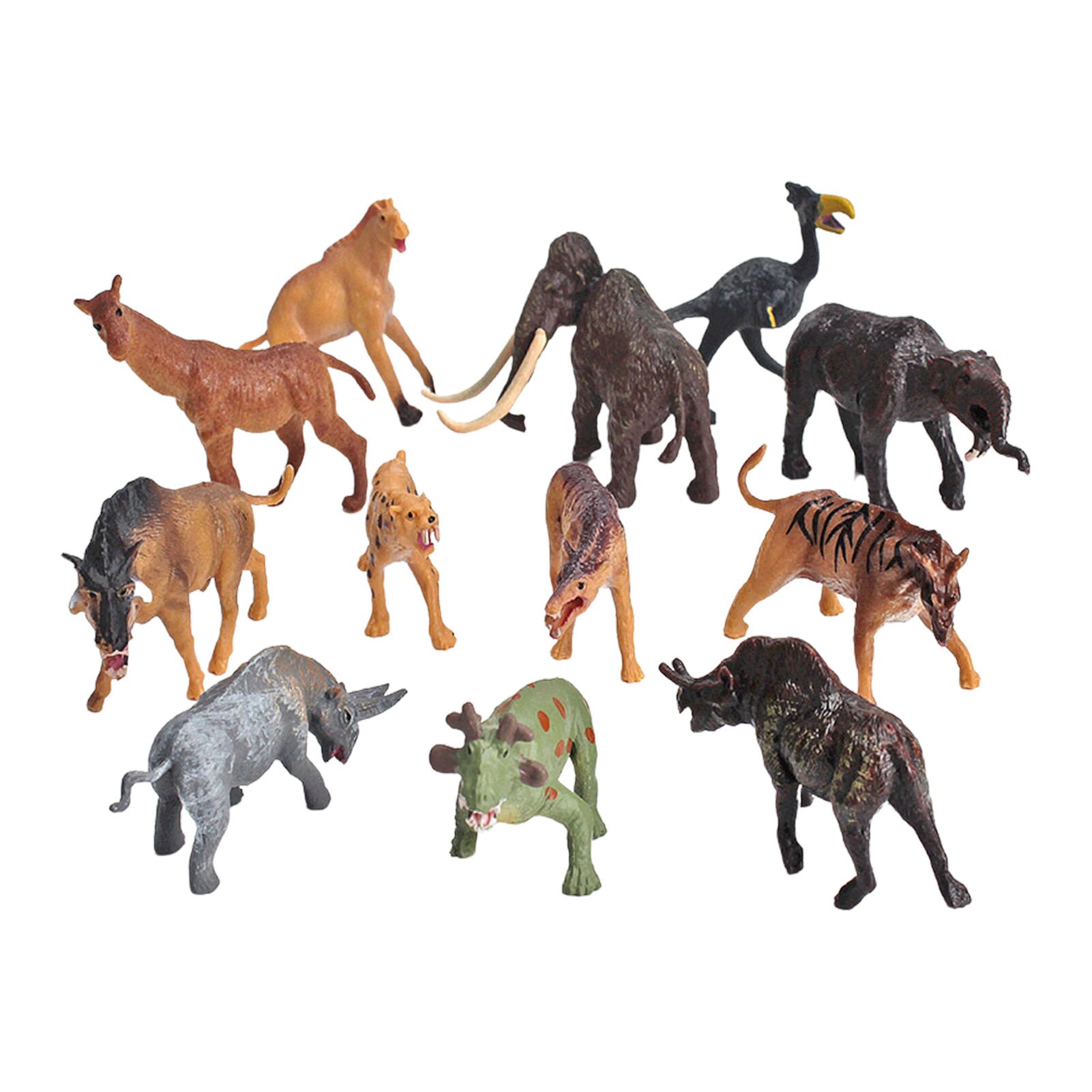 Wild Zoo Animals Toys Jungle Animals Play Set Real... – Vicedeal