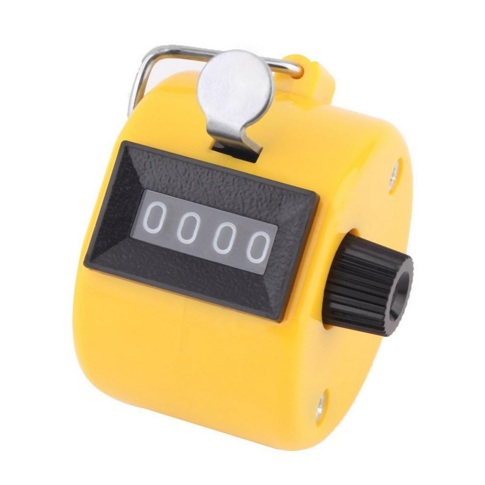 Yellow 4 Digit Number Counters Plastic Shell Hand ... – Grandado