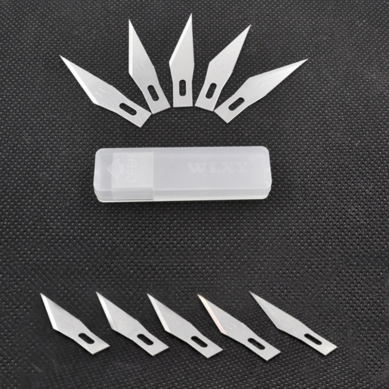 Alufer Metal Handle Knife Blades Non-slip Cutter Craft Knives Blades ...