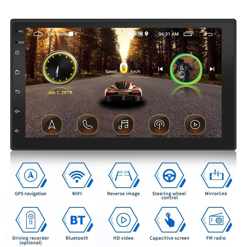 Double 2DIN Car Stereo MP5 Player 1GB+16GB Android... – Vicedeal