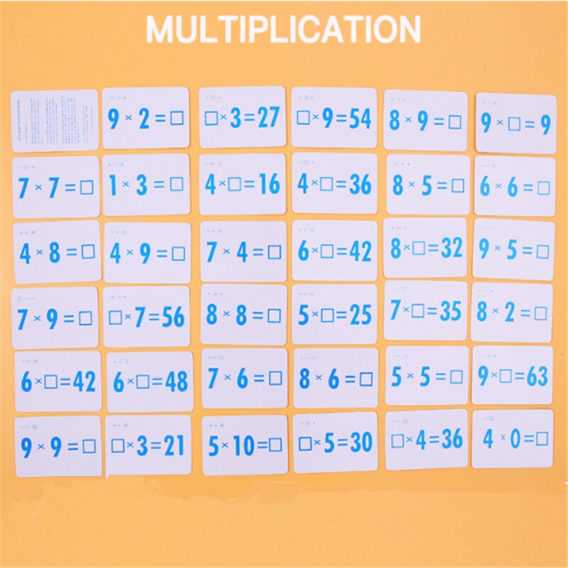 Kids Mathematics Teaching Card Educational Filling... – Grandado