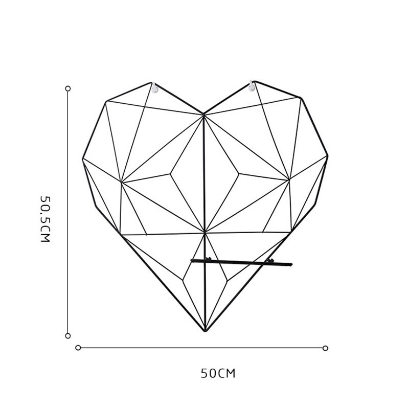 Photo Wall Vintage Decor Iron Wire Iron Heart-shap... – Vicedeal