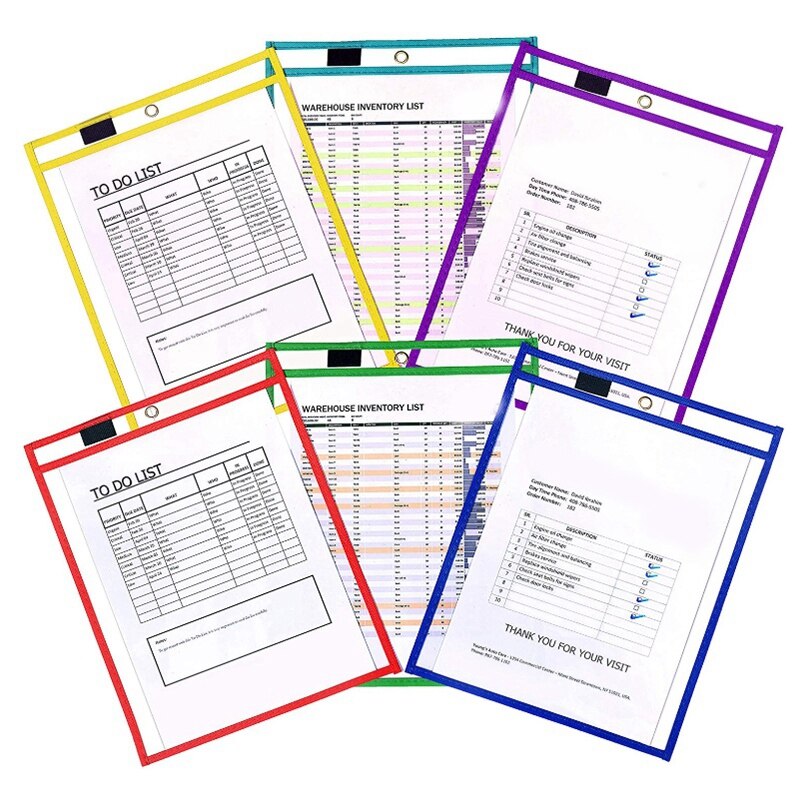 High Quanlity-20x Dry Erase Pockets and Pen Set Pe... – Grandado