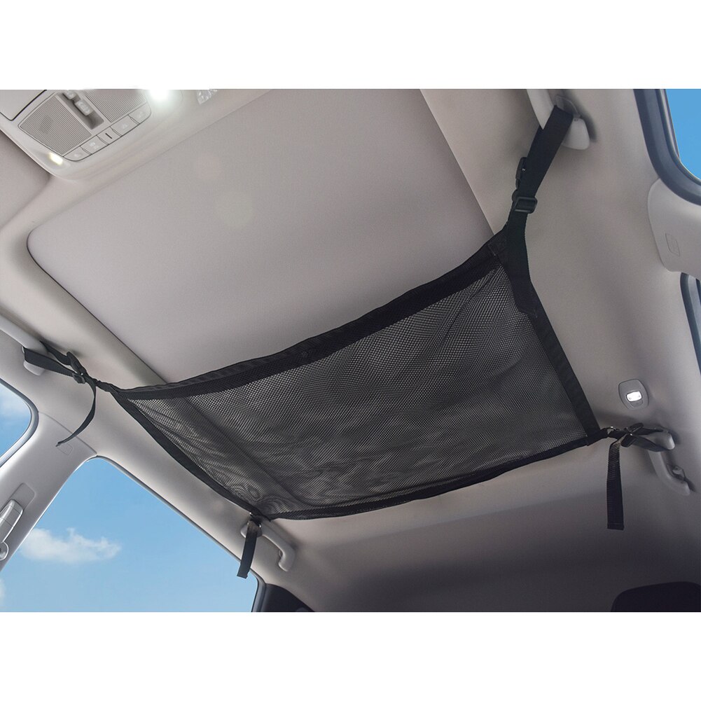 Car Mesh Roof Storage Bag Ceiling Hanging Luggage ... – Grandado