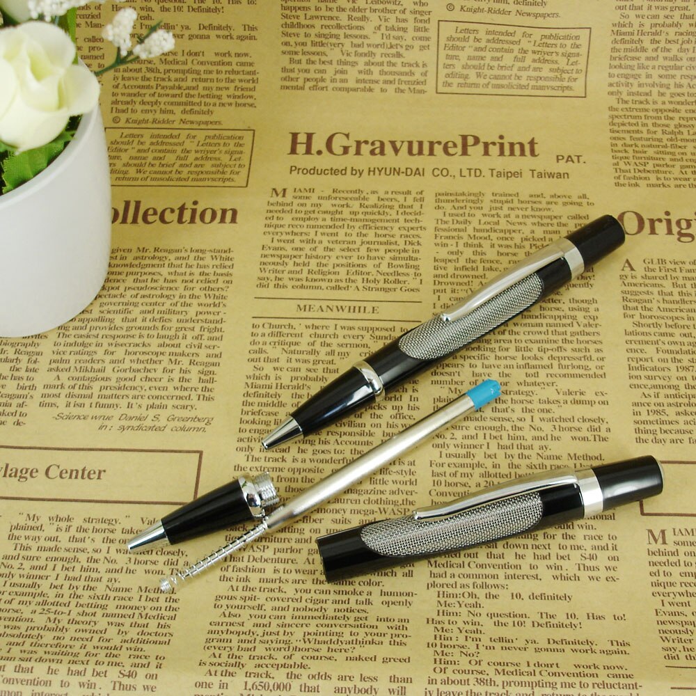 ACMECN Classic Hardware Braid Pen Black Lacquer 43... – Vicedeal