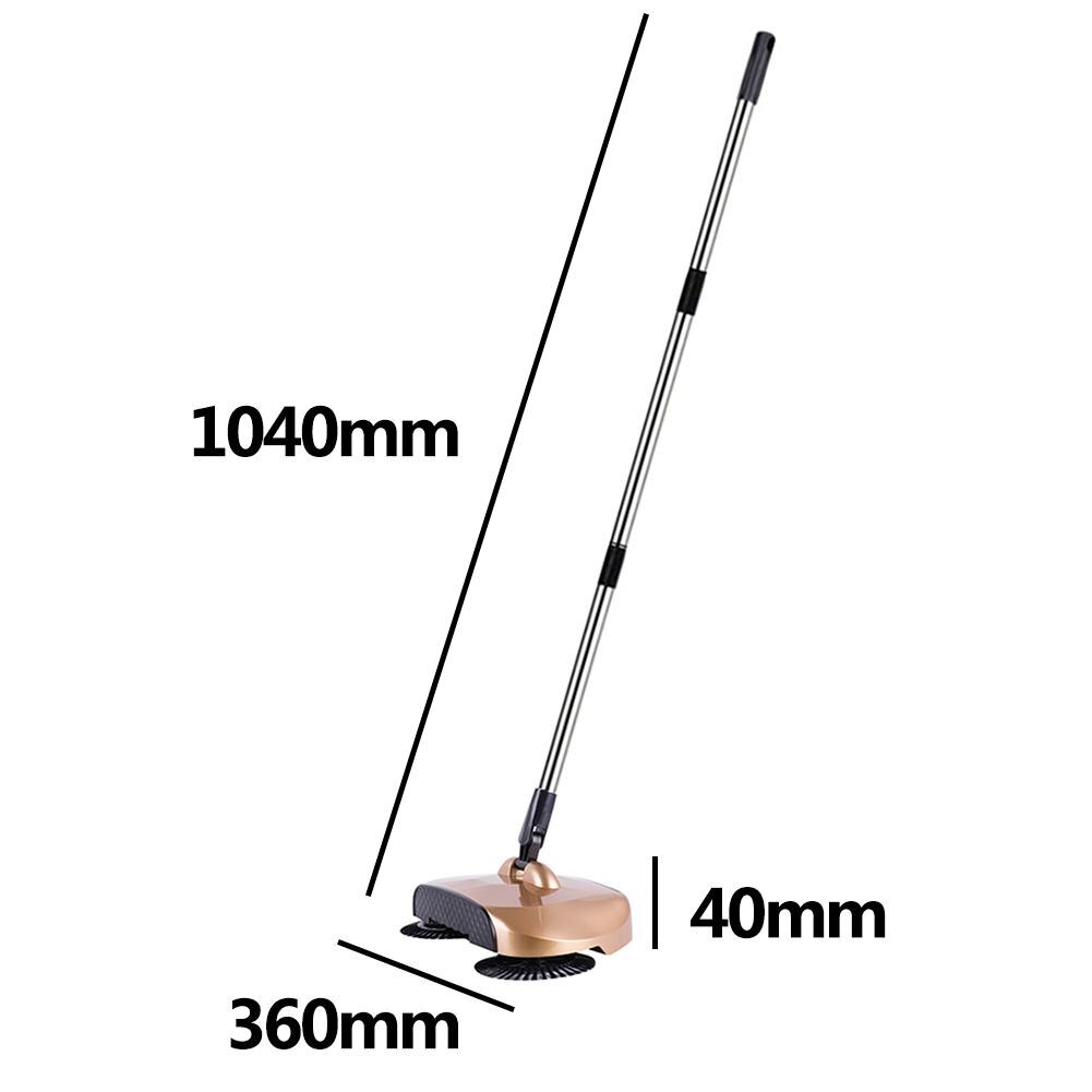 Balayeuse à main à poignée en acier inoxydable, ba... – Grandado