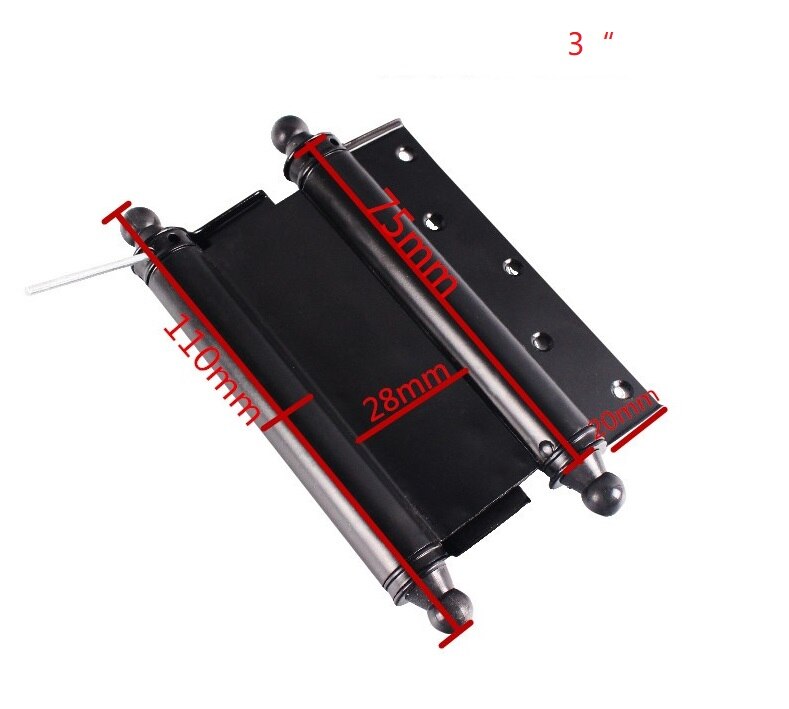 2Pcs/Lot 3" 4" 5" 6" Black Double Acting Action Ba... – Vicedeal