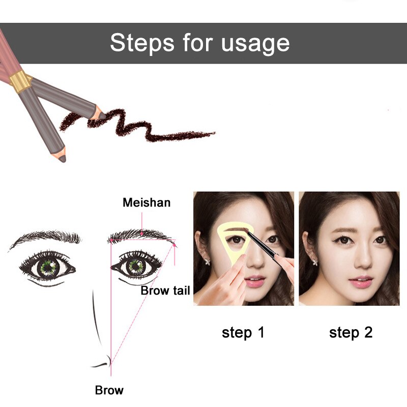 2 Pcs Eyebrow Stencils Reusable Eye Brow Shaping T... – Grandado