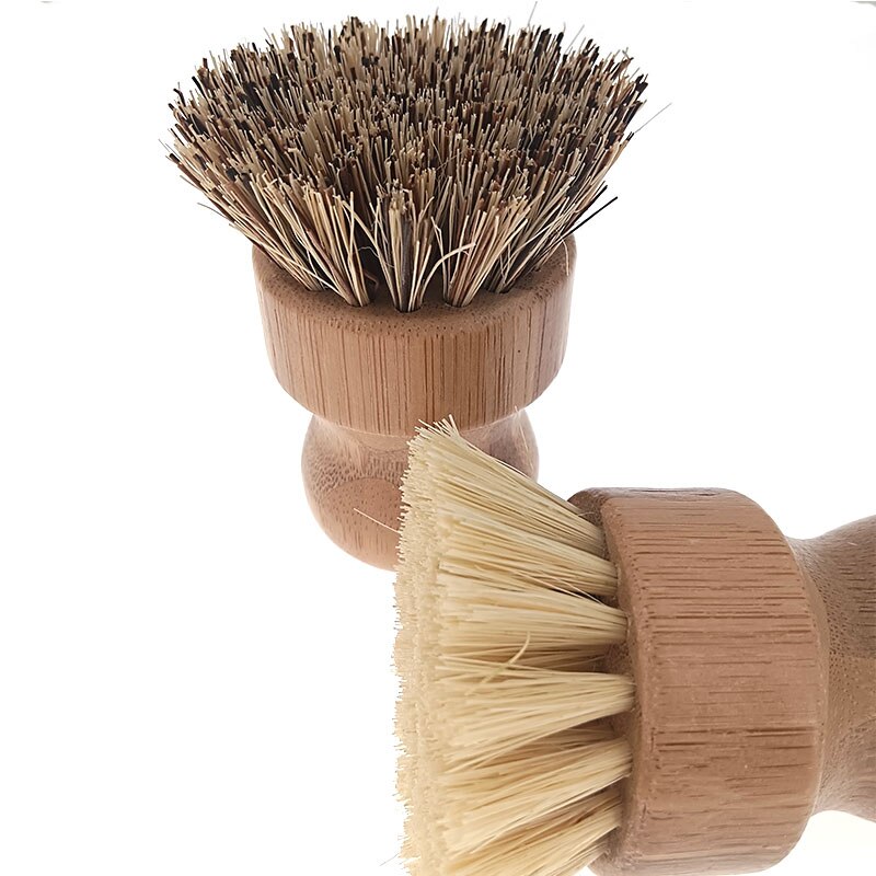 Bamboo Dish Scrub Brushes Kitchen Wooden Cleaning ... – Grandado