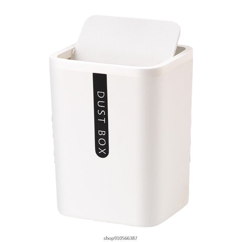 Mini Desktop Trash Can Tabletop Plastic Waste Bin ... – Grandado