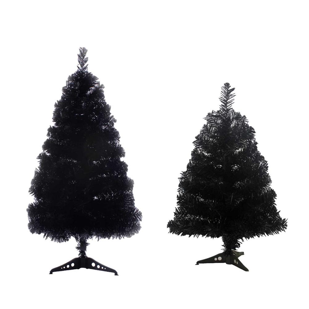 Christmas Tree 60CM 90CM Black Mini Christmas Tree... – Grandado