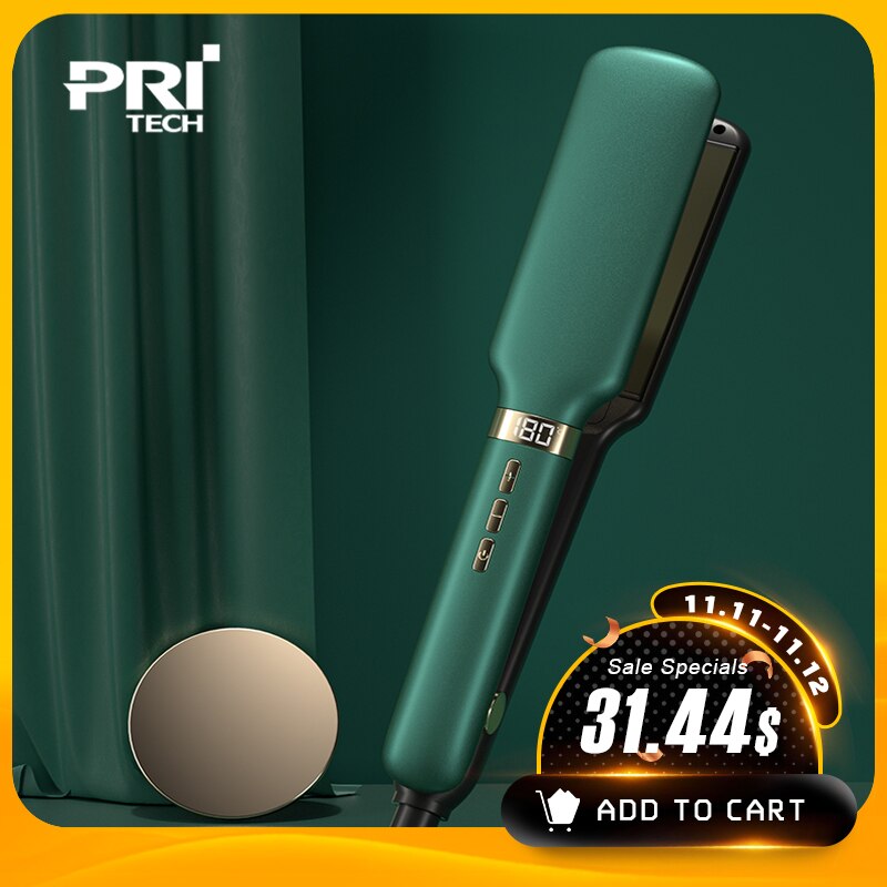 2 In 1 Hair Straightener Fast Heat Hair Iron Flat ... – Vicedeal