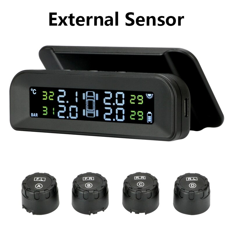 TPMS tire pressure monitoring system safety alarm ... – Grandado
