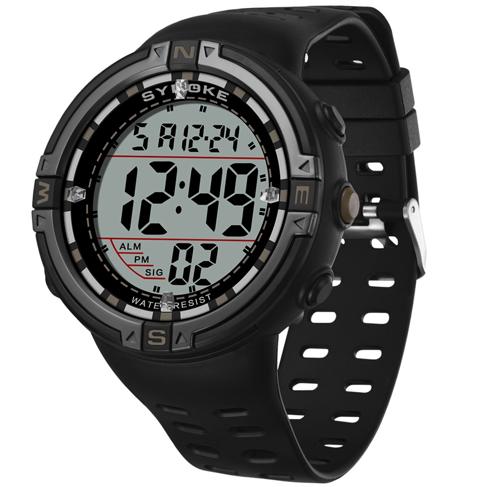 Men's Sports Watch Waterproof Luminous Digital Wat... – Grandado