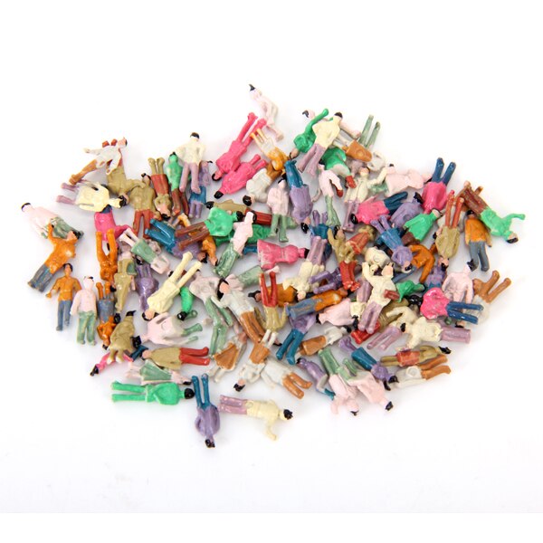 100x Model Train 1/150 Scale Painted People Figure... – Grandado