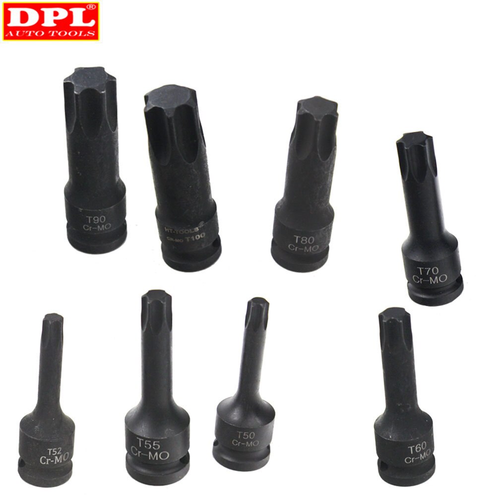 1Pc 1/2 Impact Torx Trx-Ster Socket Bit Set T50 T5... – Vicedeal
