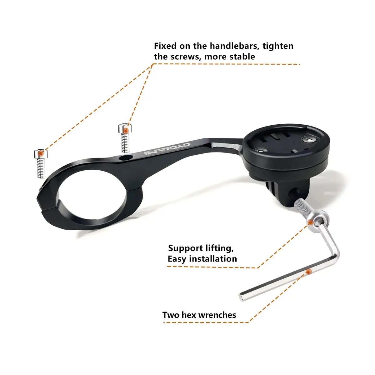CYCLAMI Bike Computer Mount Aluminum Alloy Holder ... – Grandado