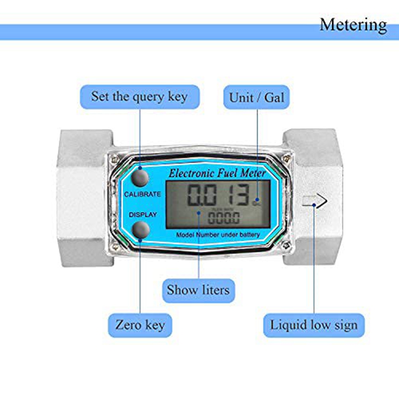 Turbine Flow Meter Electronic Digital Flow-Meter S... – Vicedeal