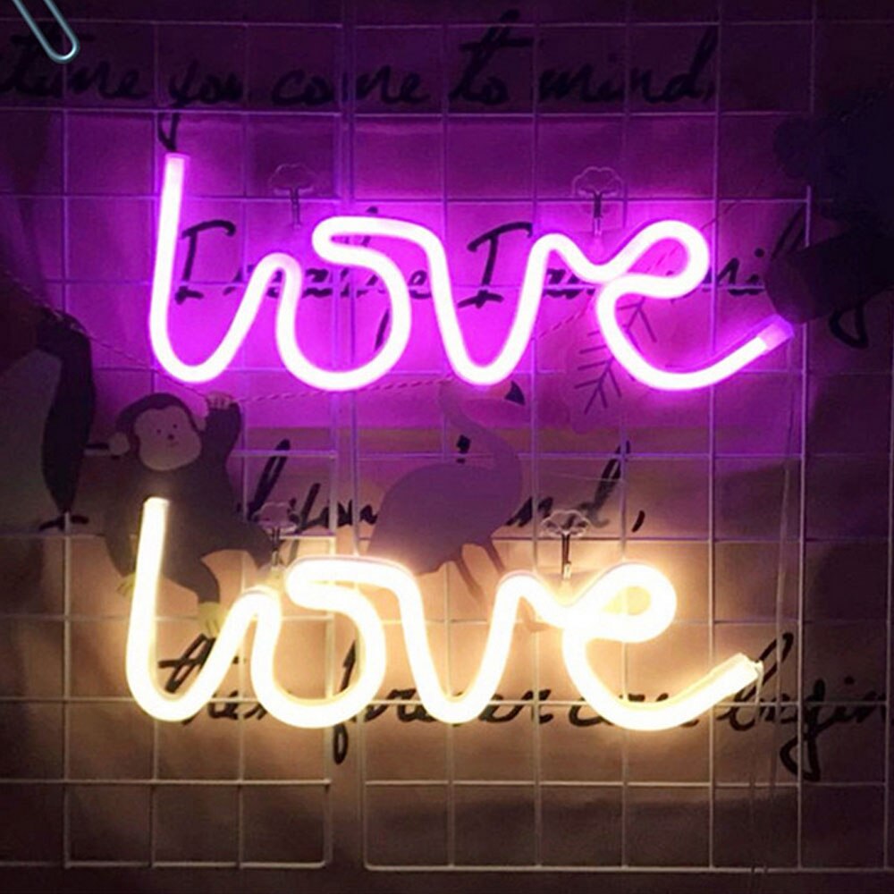 Led Neon Light Colorful 520 Lips Neon Sign for Roo... – Grandado