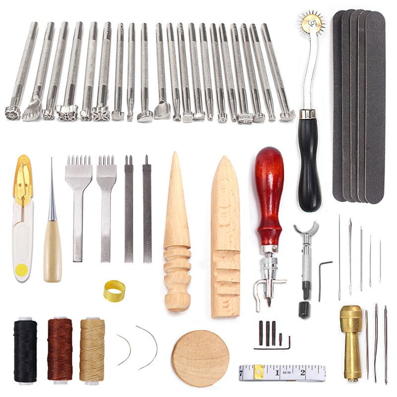 Leathercraft Tool Sets hand sewing stitching wax t... – Grandado