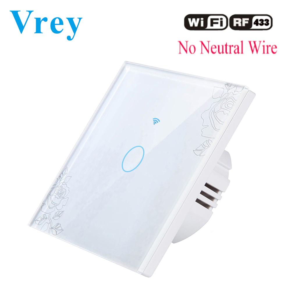VREY WiFi Smart Touch Switch100V-240v Wall Touch S... – Grandado