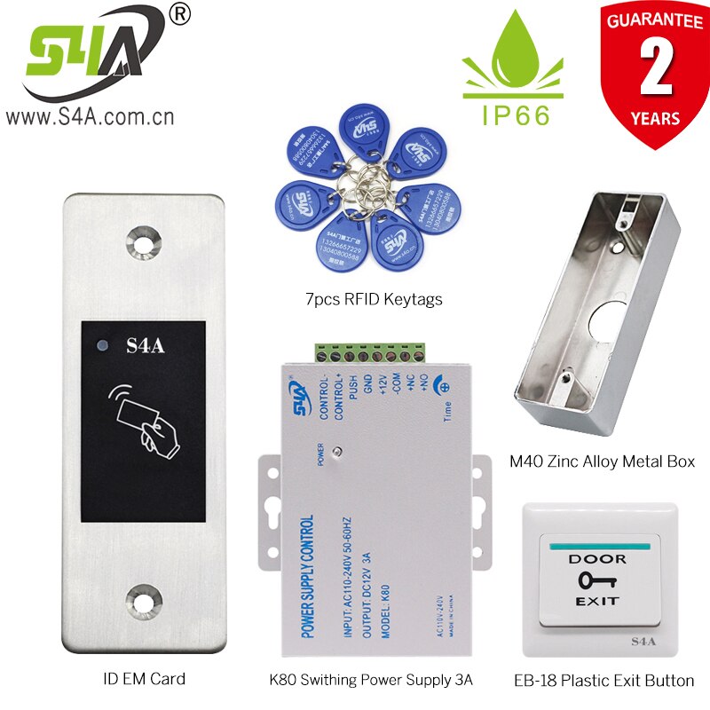 S4A IP66 Waterproof Metal Case Door lock Access Co... – Grandado